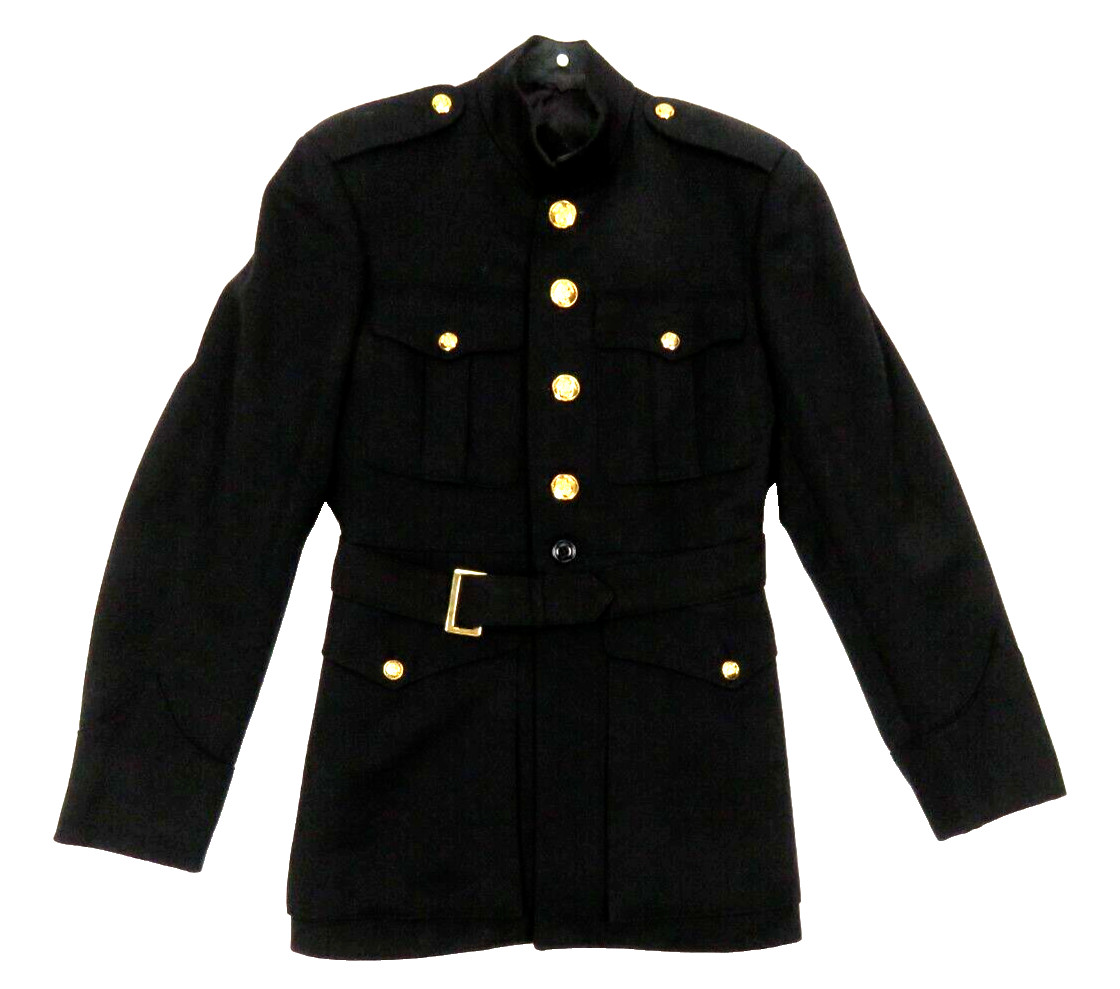 USMC Marine Corps Military Wool Formal Dress Blues Be… - Gem