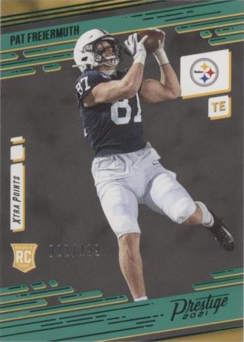 2021 Panini Prestige - Rookies Pat Freiermuth #232 Xtra Points Green ...
