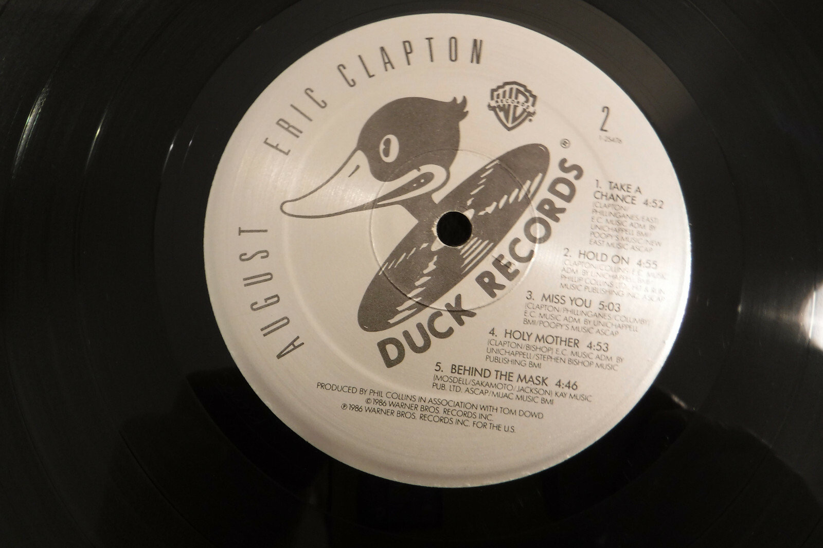 Eric Clapton, August, Duck Records 1-25476, 1986, Blues Rock | eBay
