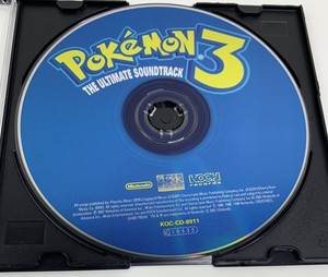 Pokemon 3 The Ultimate Soundtrack Audio CD 2001 Koch Records Nintendo ...