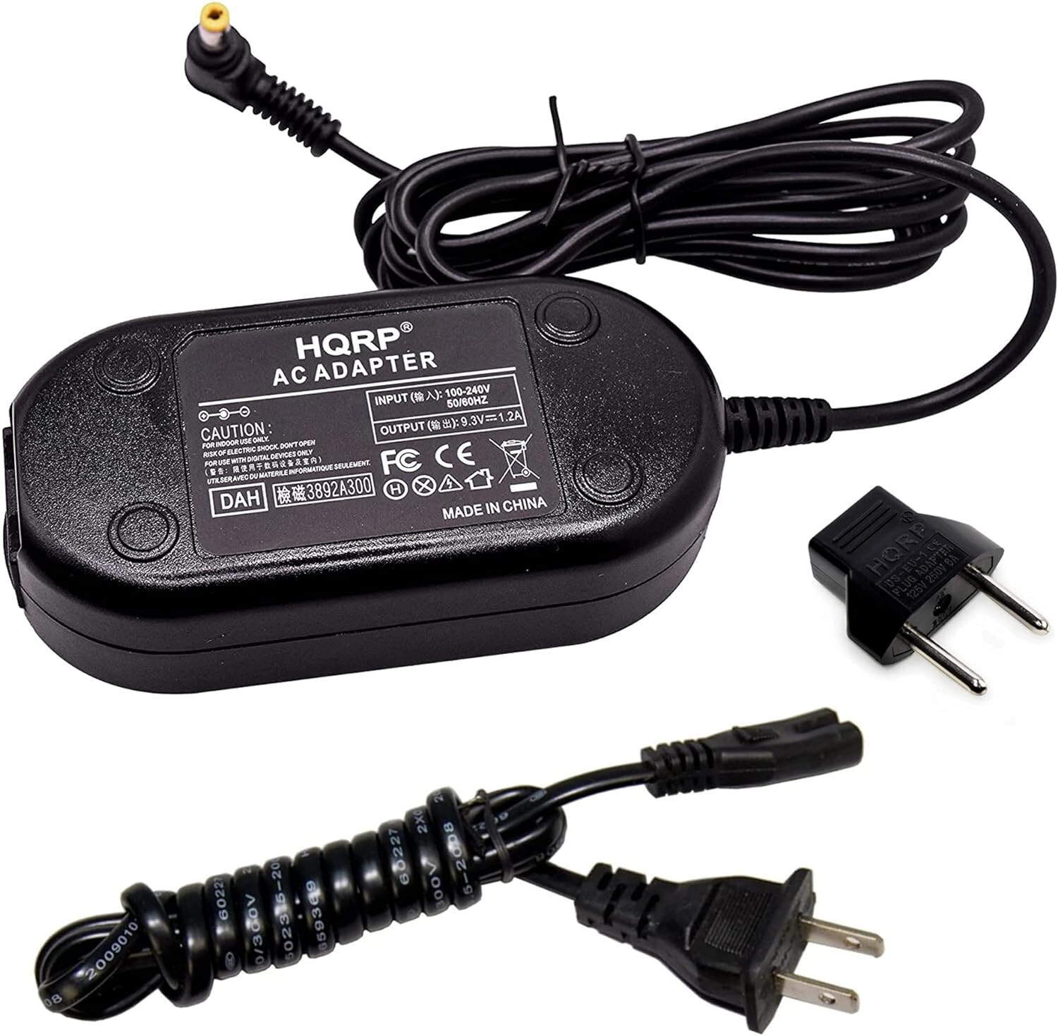 HQRP AC Adapter compatible with Panasonic SDR-H85 SDR-H85A SDR-H85GK ...