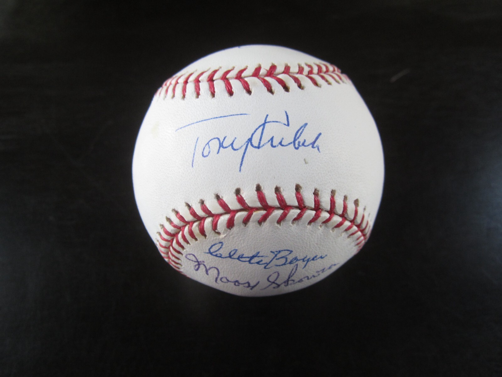 1961 New York Yankees Infield Autograph / Signed Baseball Tony Kubek ...