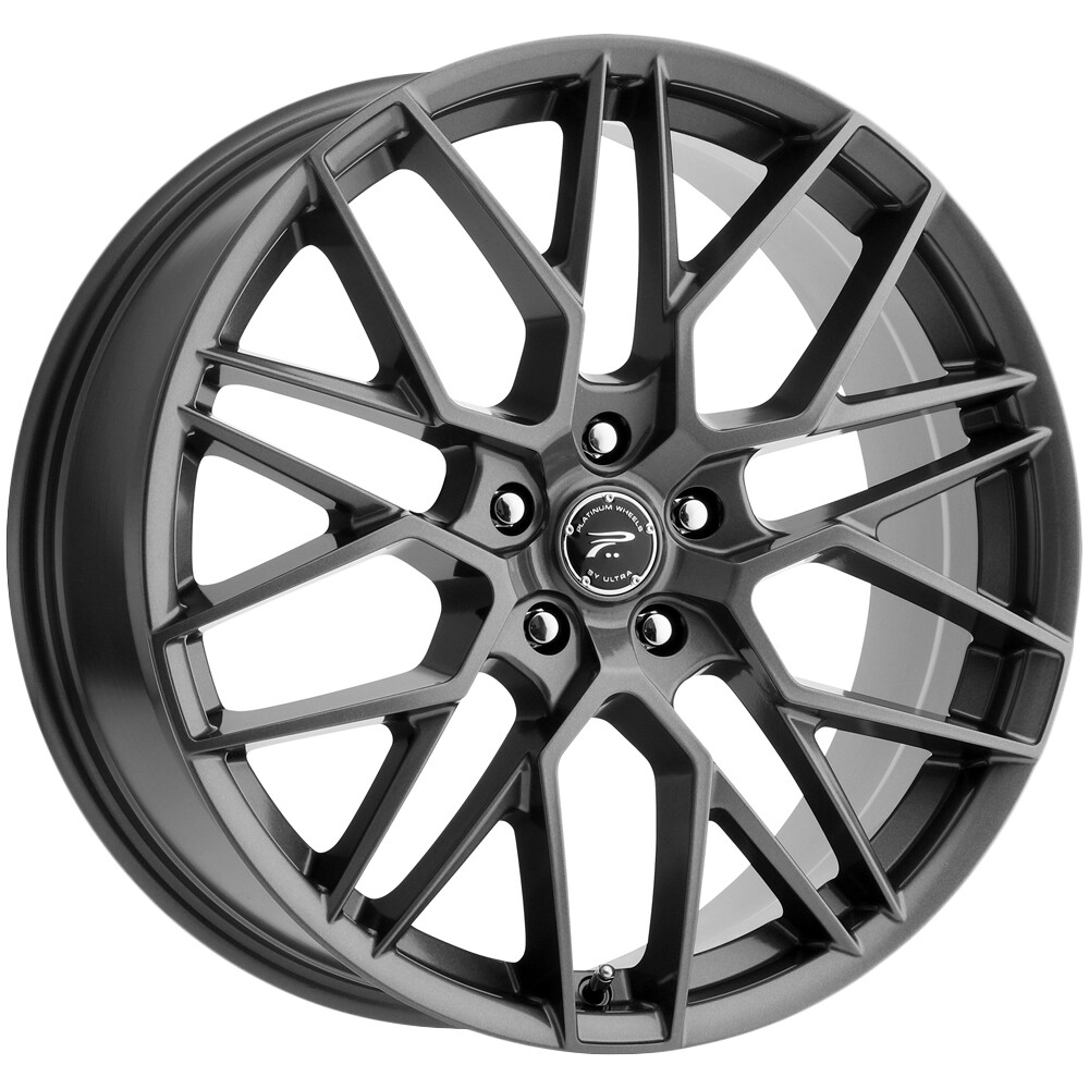 Platinum 459 Retribution 20x8.5 5x4.5" +40mm Gunmetal Wheel Rim 20 ...