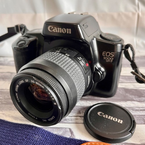 Canon EOS 1000 QD-P SLR Film Camera w/ Canon EF 35-80mm F4-5.6 III Lens ...