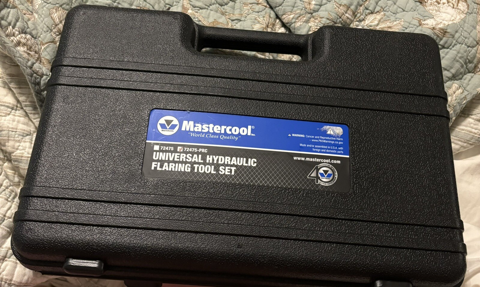 Mastercool 72475-PRC Universal Hydraulic Flaring Tool Set with Tube ...