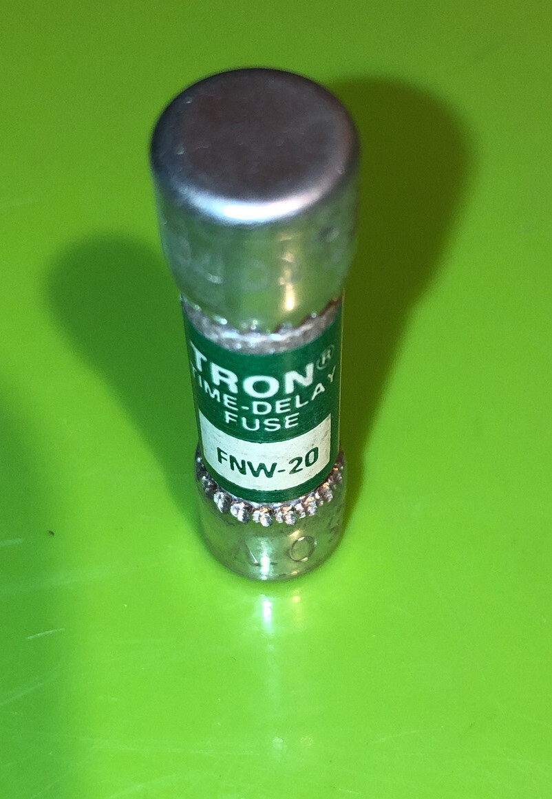 TRON FNW-20 TIME DELAY FUSE 20AMP 250VAC RATED | eBay