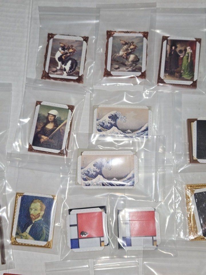 NEW Zuru Mini Brands Create Masterpieces LOT - 17 Art Pieces, 9 ...