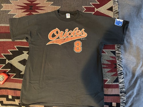 Vintage 90s Russell Cal Ripken Jr Baltimore Orioles #8 Youth L Jersey T ...