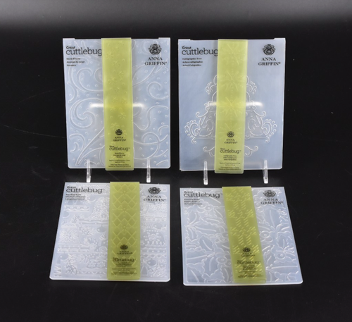 Anna Griffin Christmas Set of 8 Embossing Folders A4 with Coordinating ...