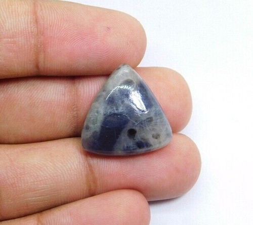 Top Gorgeous 100% Natural Iolite Quartz Cabochon Loose Gemstone 23 Cts ...