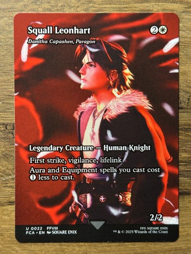Magic The Gathering MTG Final Fantasy Squall Leonhart #22 FCA Through ...