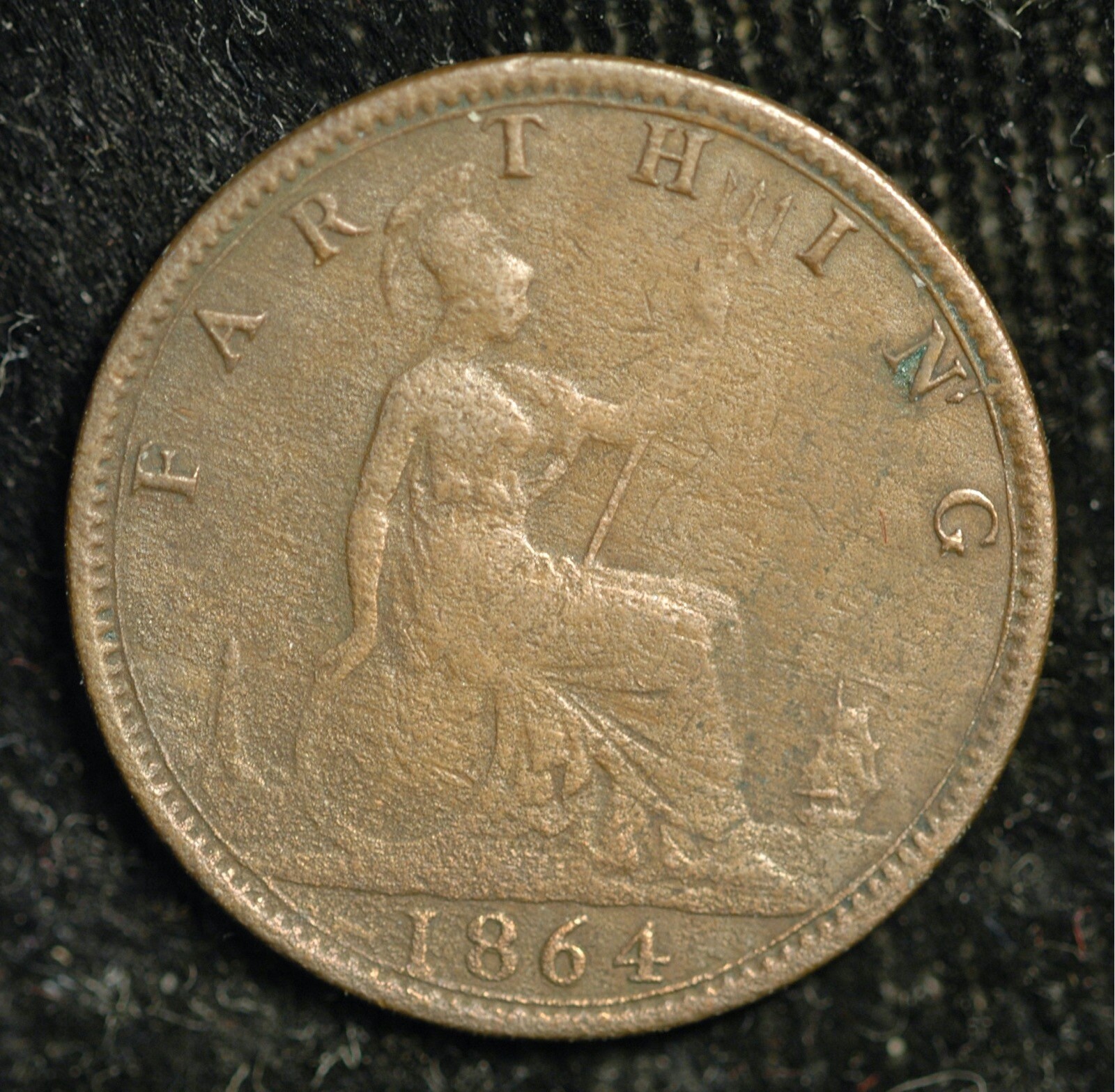 Farthing 1860 - 1894 Victoria Bun Head Choose Your Date (T124) | eBay