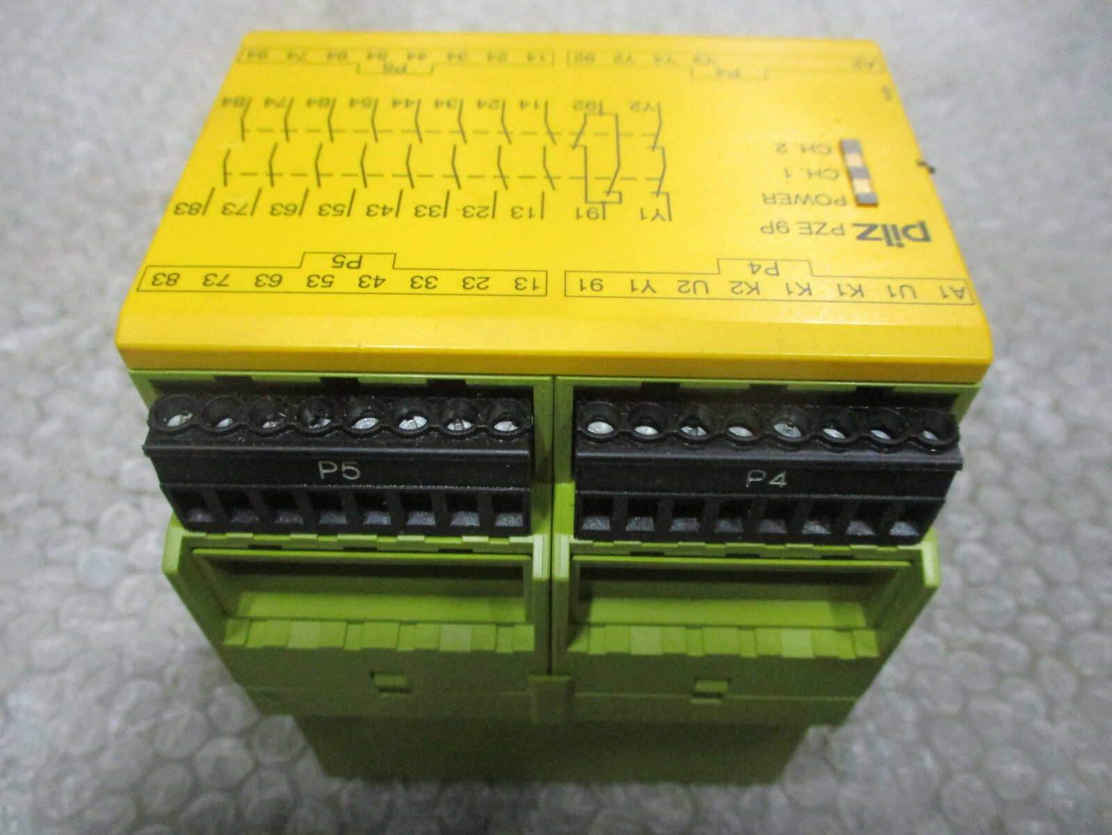 Pilz PZE 9P Safety Relay 24VACDC 8NO 1NC 230VAC 24VAC/DC 9.5VA PZE9P ...