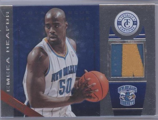 2013-14 Totally Certified - Memorabilia Totally Blue Prime #163 Emeka ...