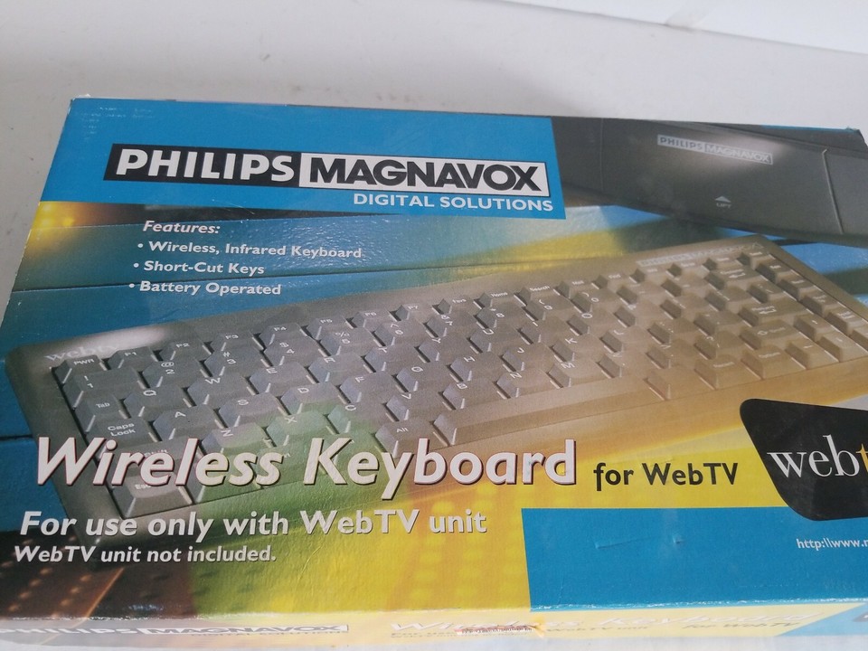 Phillips Magnavox Web Tv Wireless Keyboard ForbWeb TV NEW *A2* | eBay