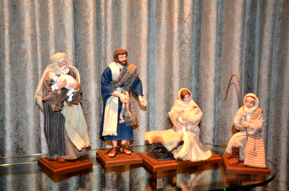 Super Rare Simpich Character Dolls Nativity Scene from Colorado ...