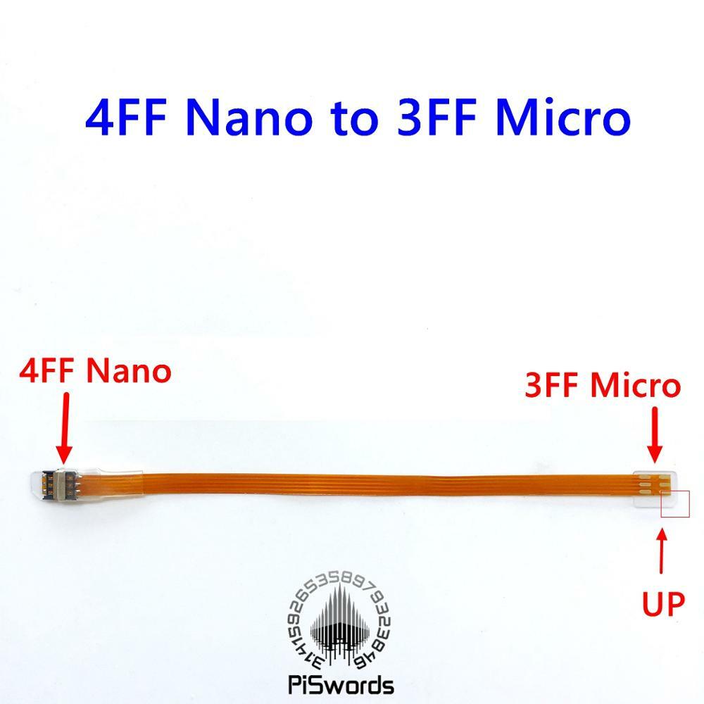 nano 4FF SIM Card extension converter to 3FF micro Flex Cable Extender ...