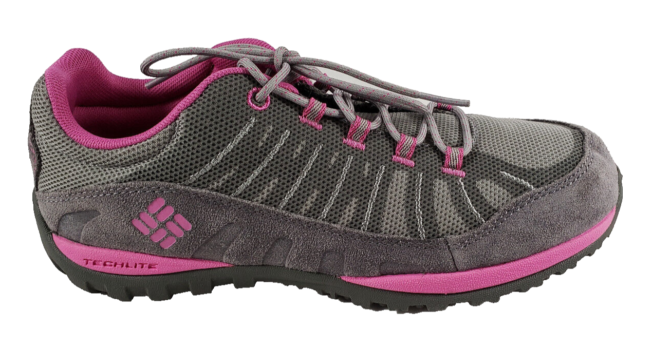 Columbia Peakfreak~Youth US 5~Gray TECHLITE OMNI-GRIP Low Hikers Hiking Shoes~LN | eBay
