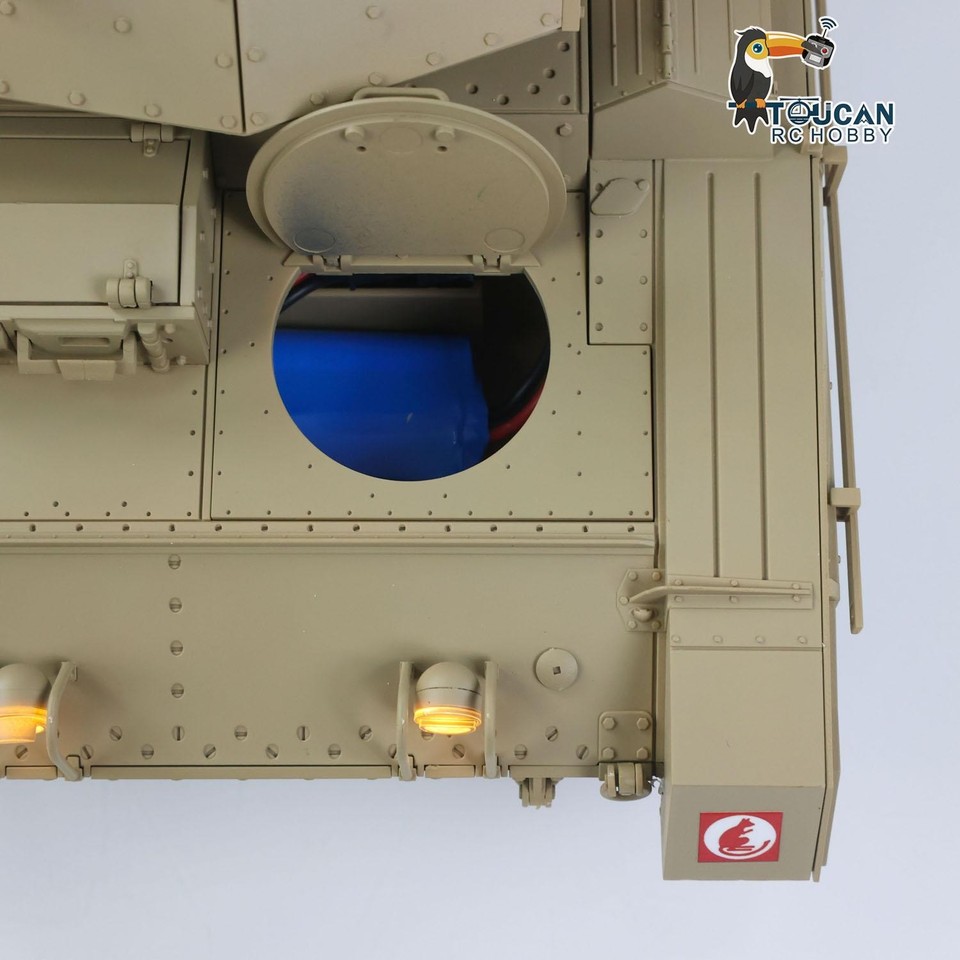 1/16 RC Battle Tank Crusader MK III RTR Military Tank 360°Turret Rotary ...