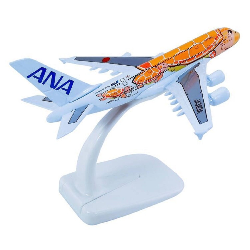 1:500 15cm Aircraft ANA Sea Turtle Painting A380 Alloy Plane Model ...