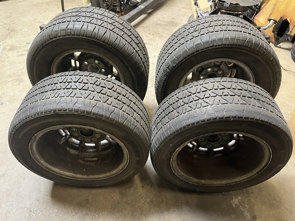 Detomaso Pantera Original Wheels And Tires Campagnolo 15x7 And 15x8 Set ...