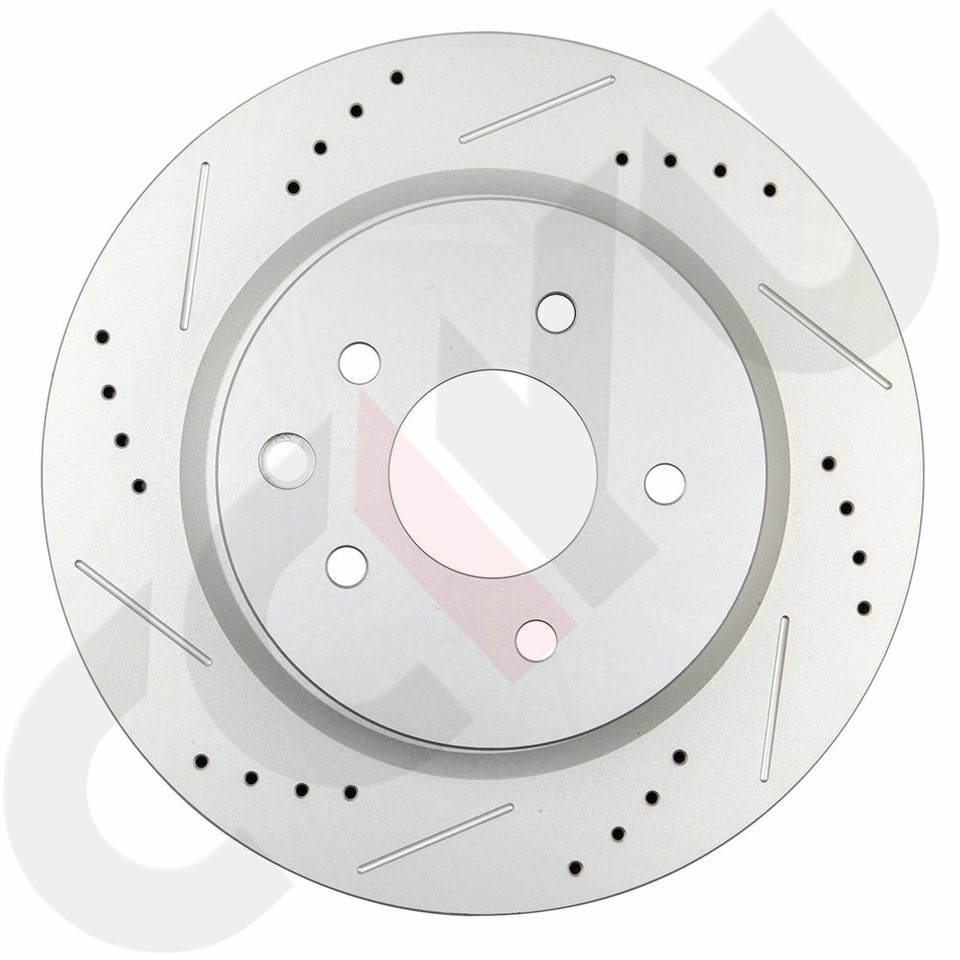 Rear Drilled Slotted Brake Rotors Fits Infiniti G37X EX35 G25 G35 G37 ...