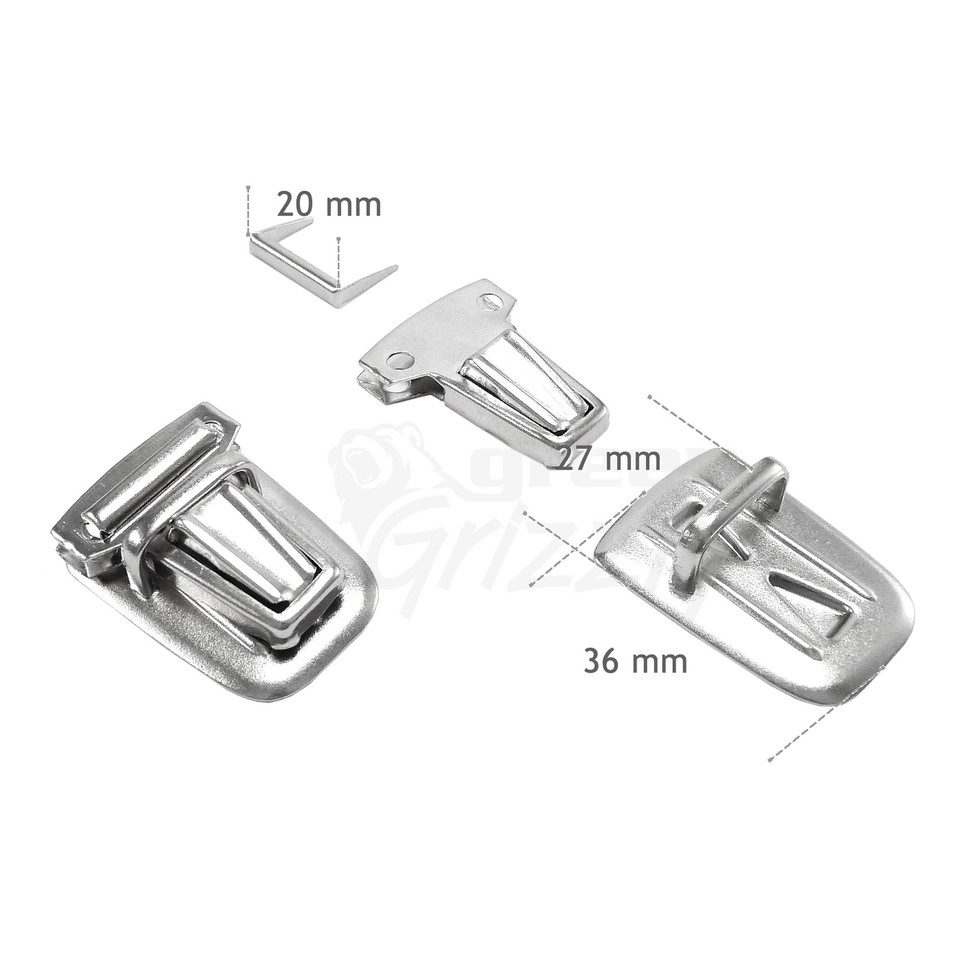 Tuck Bag Fasteners Closure Catch Lock Clasp Leather Craft Metal | eBay