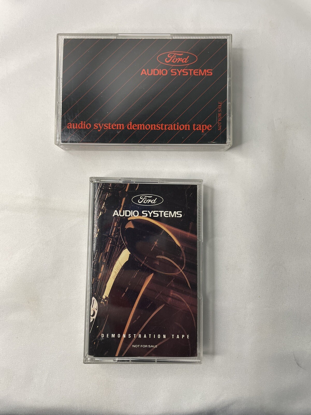 Lot of 2 Ford Audio System Demonstration Stereo Demo Tape Cassette ...