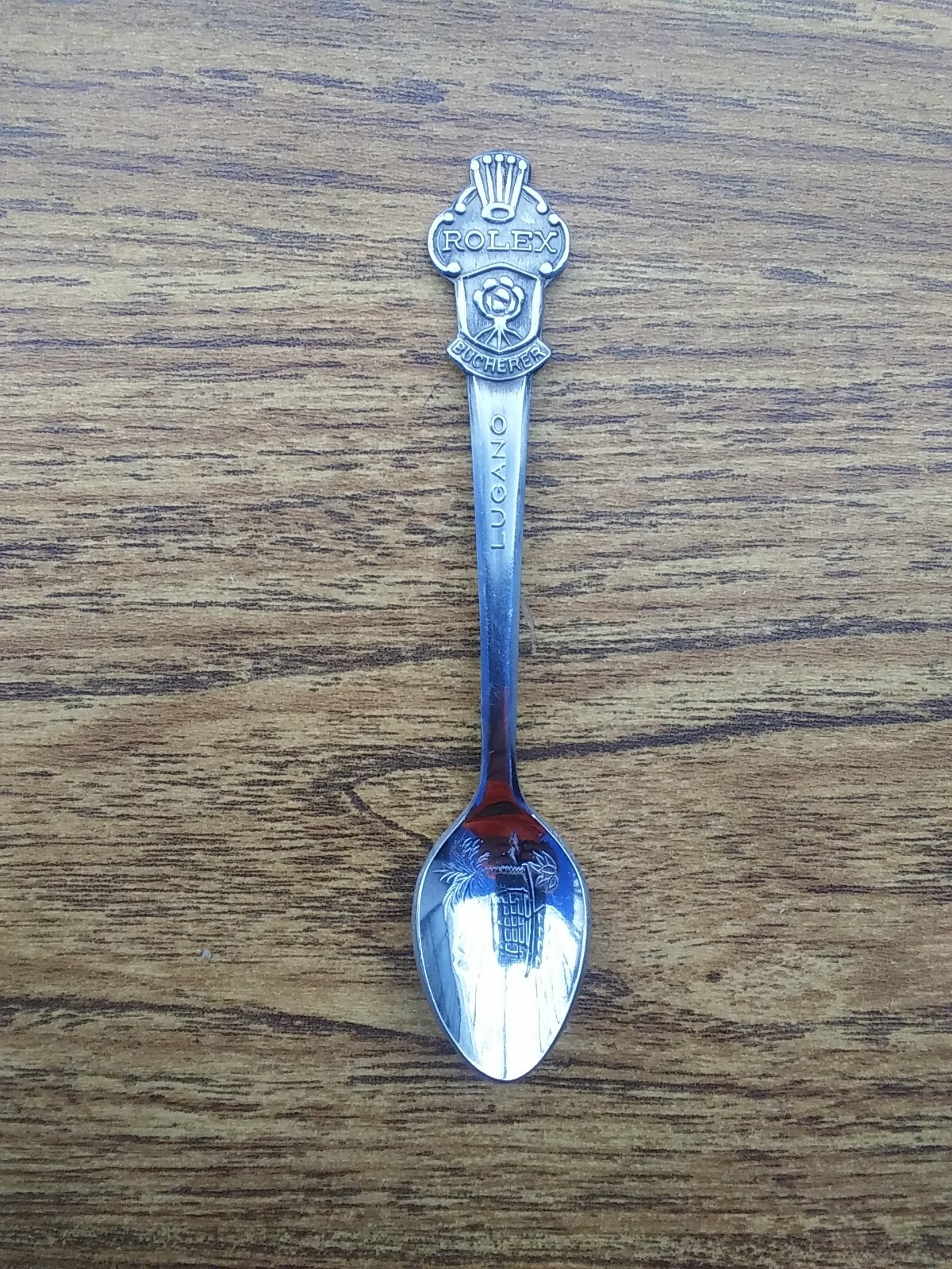 VINTAGE BUCHERER of SWITZERLAND ROLEX LUGANO SOUVENIR SPOON | eBay
