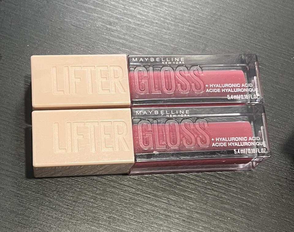 2 Maybelline Lifter Gloss Hyaluronic Acid Lip Gloss 014 Heat 0.18oz | eBay