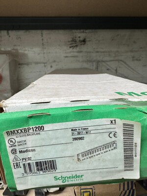 Schneider BMXXBP1200 Backplane, Modicon X80, 12 Slots, Panel, Mounting ...