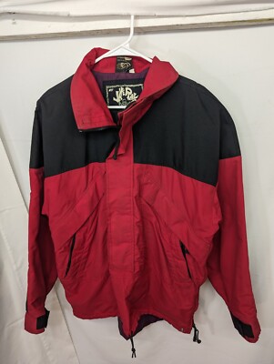 Wave Rave 3/4 Zip Ski Jacket Red Size Medium Made in USA 100% Nylon | eBay