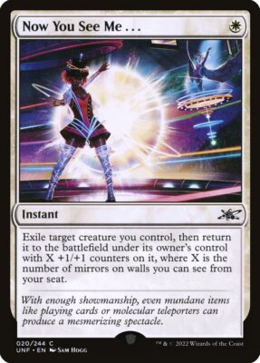 MTG Magic the Gathering Now You See Me . . . (20/689) Unfinity LP | eBay