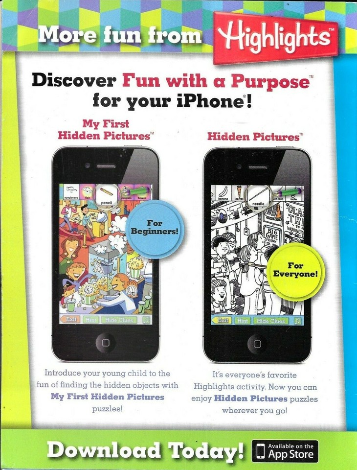 Highlights Magazine Hidden Pictures Festive Puzzles Stories ...