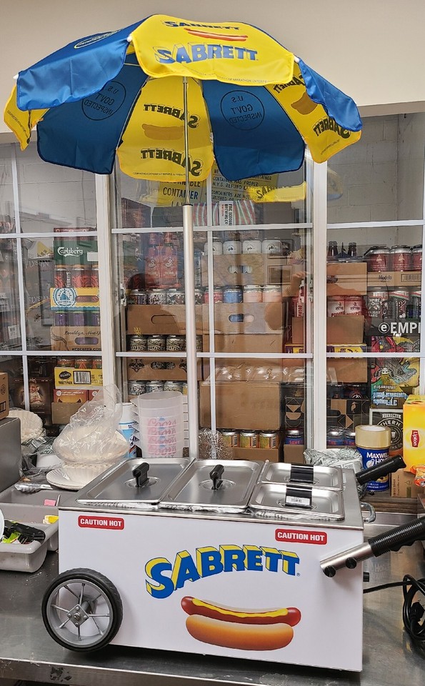 SABRETT HOT DOG TABLE TOP CART NEW FROM AUTH. DEALER NEW YORK | eBay