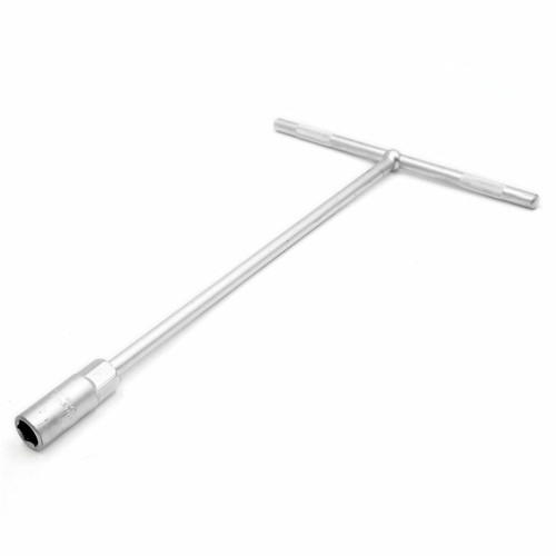 Car Motorcycle 12mm Hex Socket T Shaped Handle Metal Wrench Spanner ...