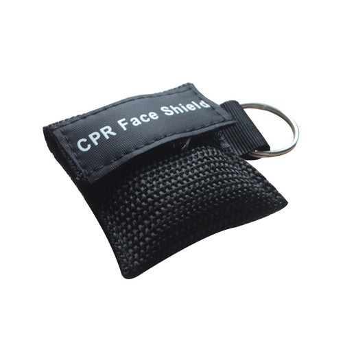 5pcs CPR MASK WITH KEYCHAIN CPR FACE SHIELD AED TRAINING ONE-WAY VALVE ...
