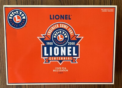 Lionel O Scale 17579 TCA Train Collector Rico Station Kit 6-52210 NIB ...