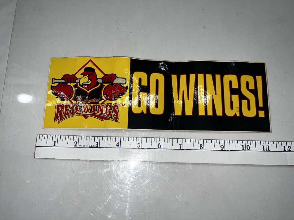 Rochester Red Wings - Rochester Redwings bumper Stickers - GO WINGS! | eBay