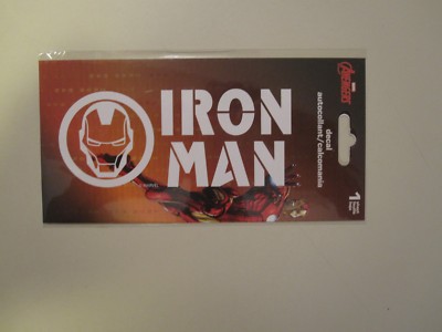 IRON MAN HELMET LOGO - WINDOW DECAL/STICKER - BRAND NEW - CAR Marvel ...