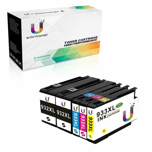 5PACK 932 XL 933 XL Ink Cartridges Replace for HP OfficeJet 7612 7610 ...