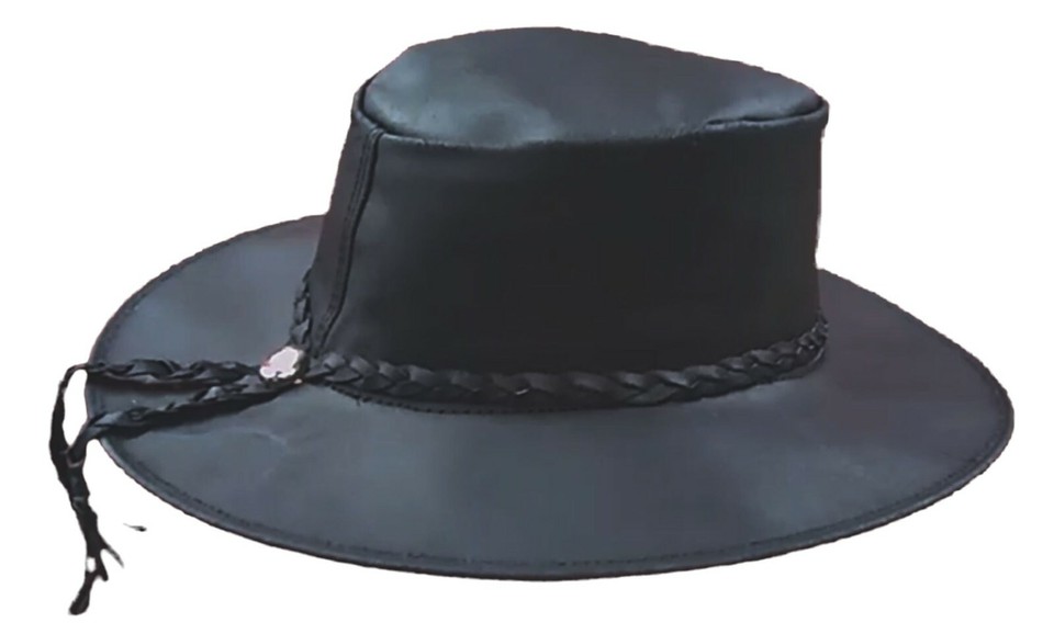 MOUNTAIN MAN RONDEZVOUS JEREMIAH JOHNSON HAT TRAPPER HUNTER LEATHER ...