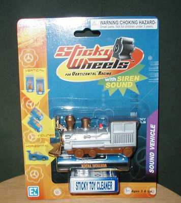 STICKY WHEELS TRAIN-RACE VERTICAL-HORIZONTAL and INCLINED W/SIREN AND ...