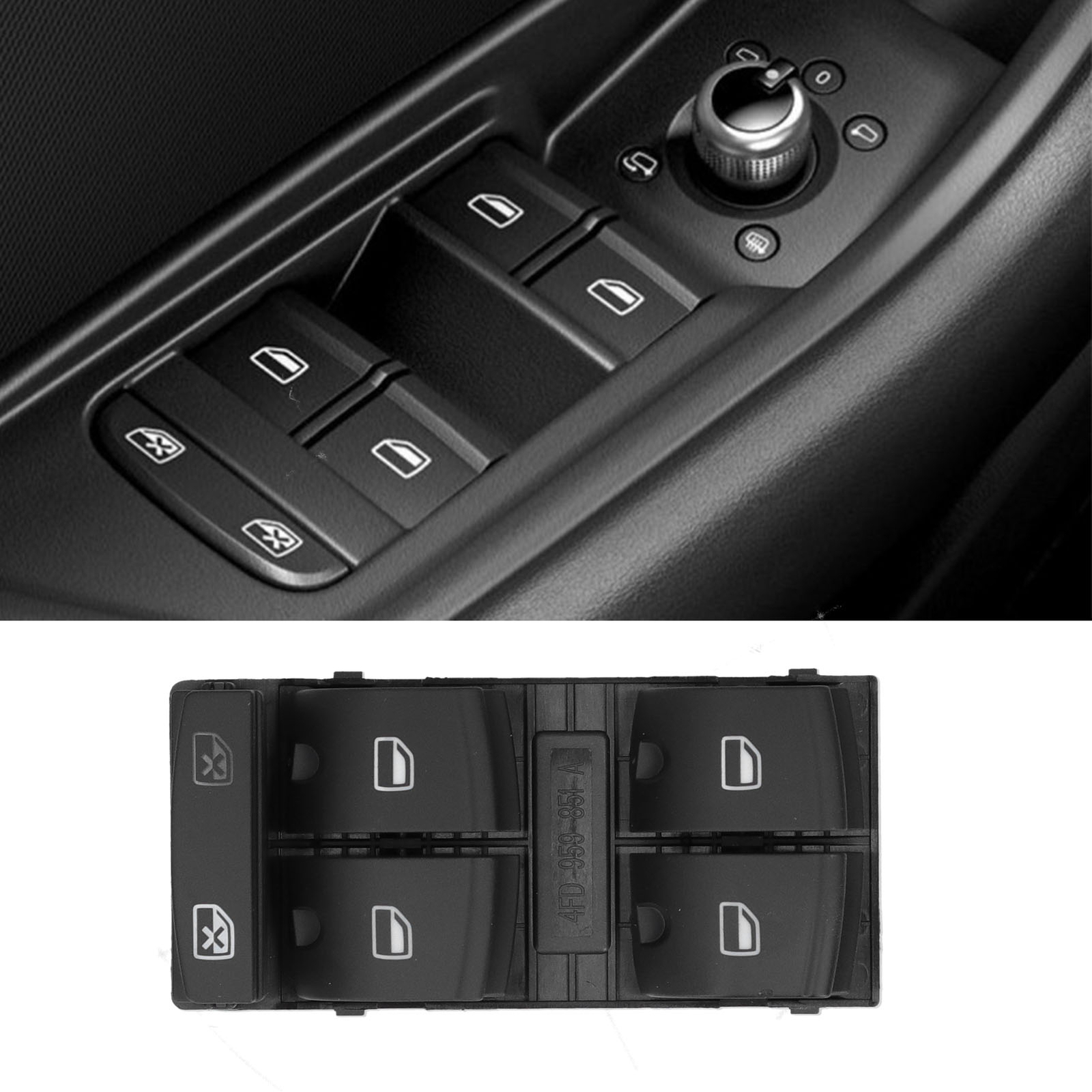 Car Auto Power Window Master Control Switch Button 4FD959851 A/F ...