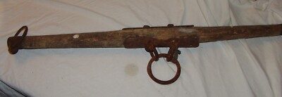 Antique Cattle Yoke Cow Whipple Ox Horse Primitive Farm Wood Iron ...