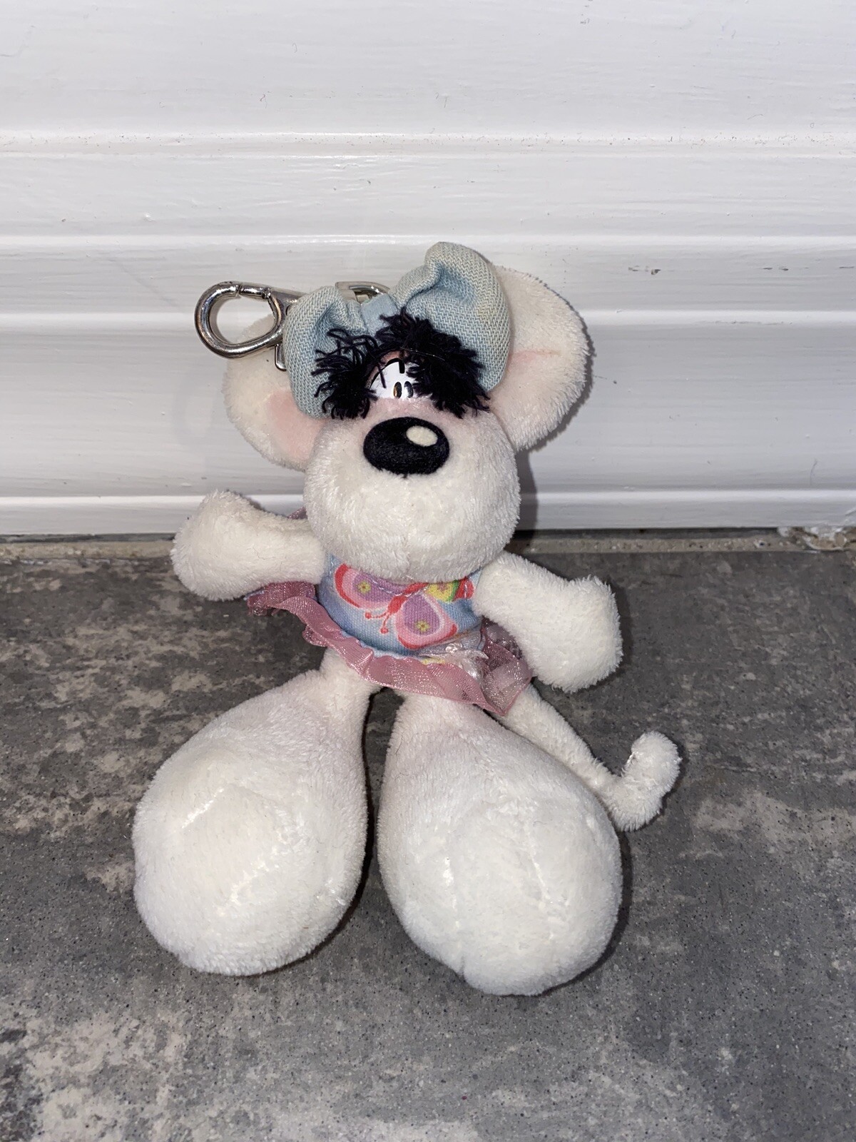 PIDDLINA MOUSE PLUSH KEYCHAIN GERMANY EUROPE DIDDLS TOY STUFFED ANIMAL ...