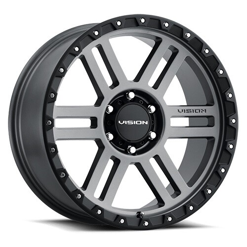 20x9 Vision Off-Road 354 Manx 2 Satin Grey Wheels 6x135 (12mm) Set of 4 ...