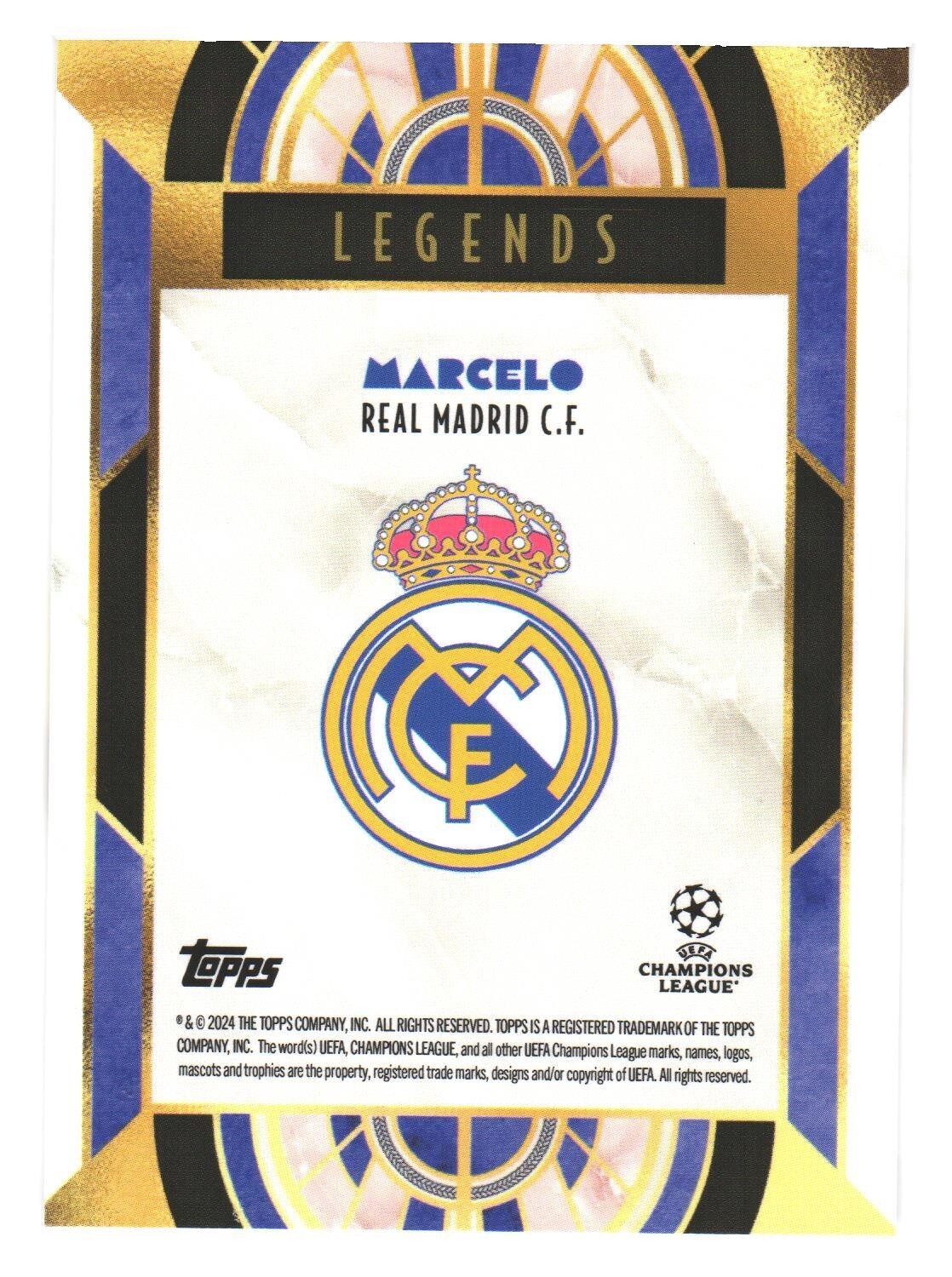2024-25 Topps Deco UCC Real Madrid Marcelo Legends | eBay