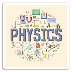 2 x 10cm Physics Vinyl Stickers - Science Student Uni Cool Sticker ...