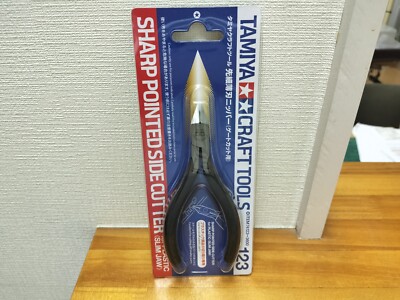 TAMIYA Craft Tool No 123 SHARP POINTED SIDE CUTTER PLIERS SLIM tapered ...
